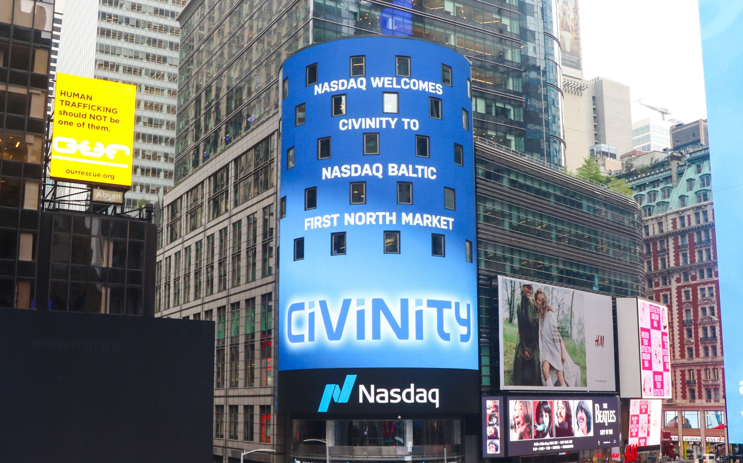 Nasdaq Welcomes Civinity to the Baltic First North Market – Civinity Group